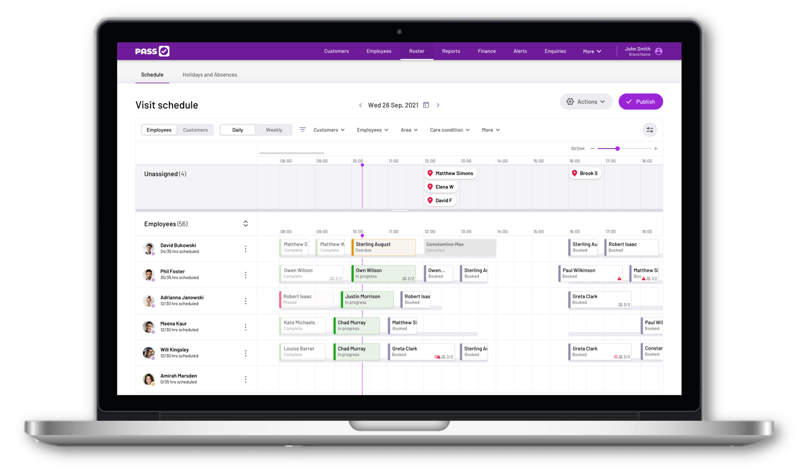 Roster & Care Planning Software | Domiciliary & Residential Care